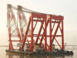 108m 2600 ton Sheer Leg Crane Barge 2011 China