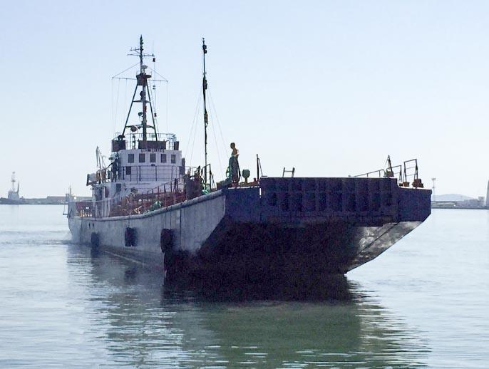 54m Landing Craft Barge 1974 - Cargo Capacity DWT 250 tons