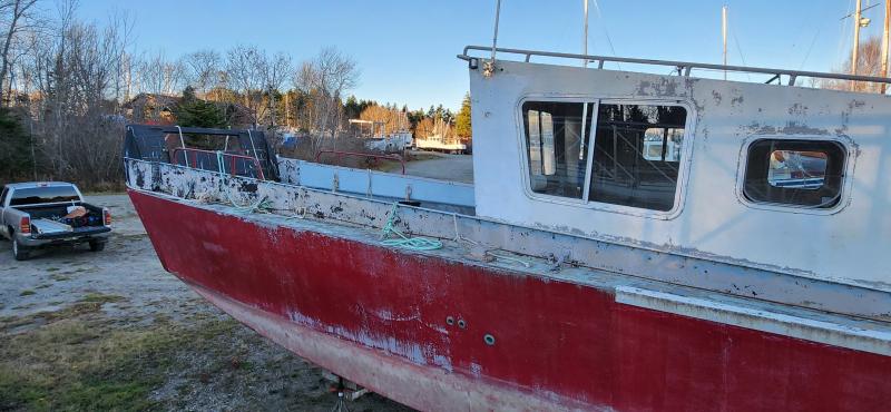 36' Fiberglass Hull Landing Craft LCVP Mark 7 1965 - Detroit 195 HP